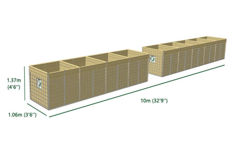 Hesco Barrier Wall Wholesale At Factory Price - Shengsen Gabion