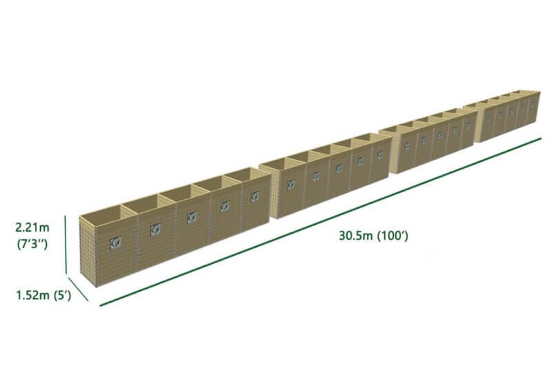 Hesco Barrier Wall Wholesale At Factory Price - Shengsen Gabion