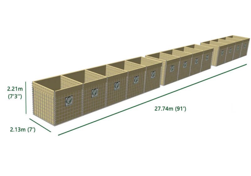 Hesco Barrier Wall Wholesale At Factory Price - Shengsen Gabion